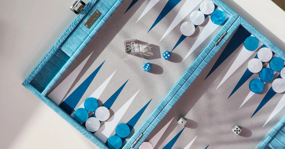 Backgammon Collection | Wooden Surface & Vegan Leather - Medium Size – VIDO